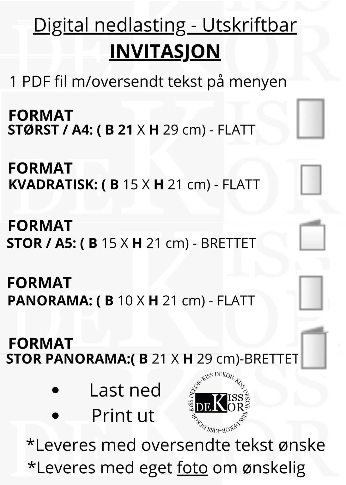 Digital bryllupsinvitasjon